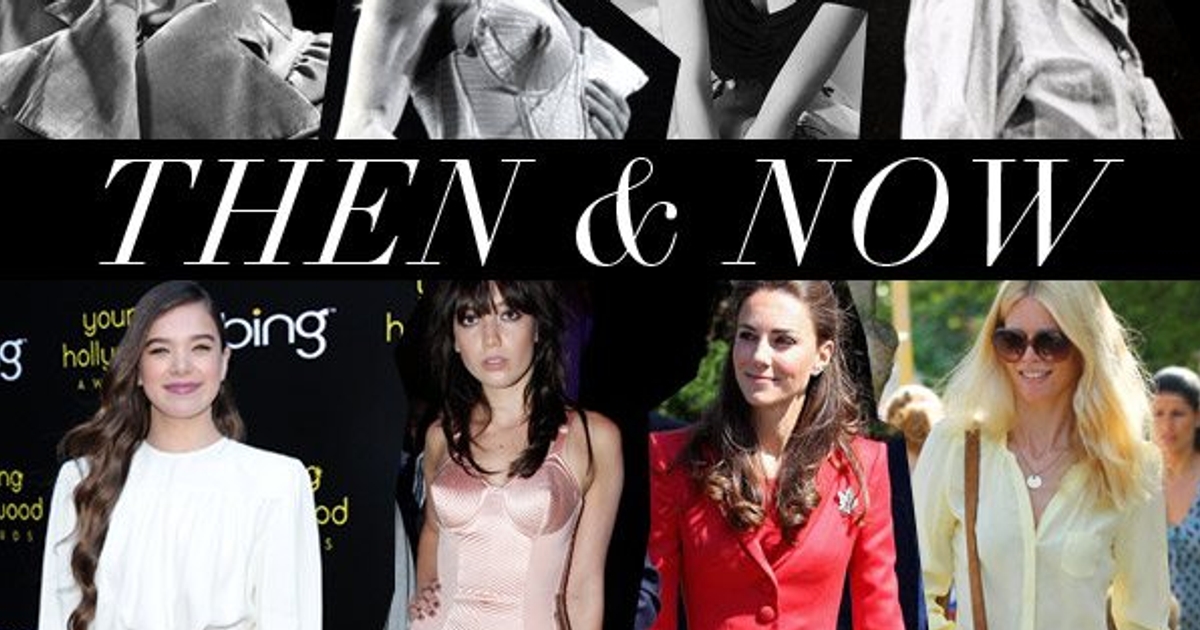 Then and now: These celebs and fashion insiders know how to do retro ...