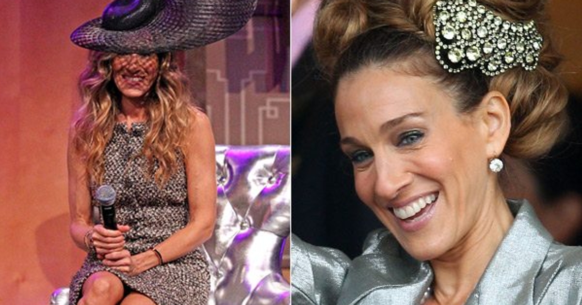Sarah Jessica Parker seems to be making a return to crazy hats ...