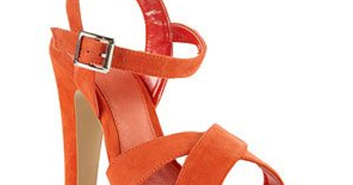 Daily steal: Orange suede platform, $34 - FASHION Magazine