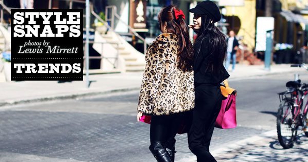 Style Snaps Trends: 33 shots of leopard prints invading the Toronto ...