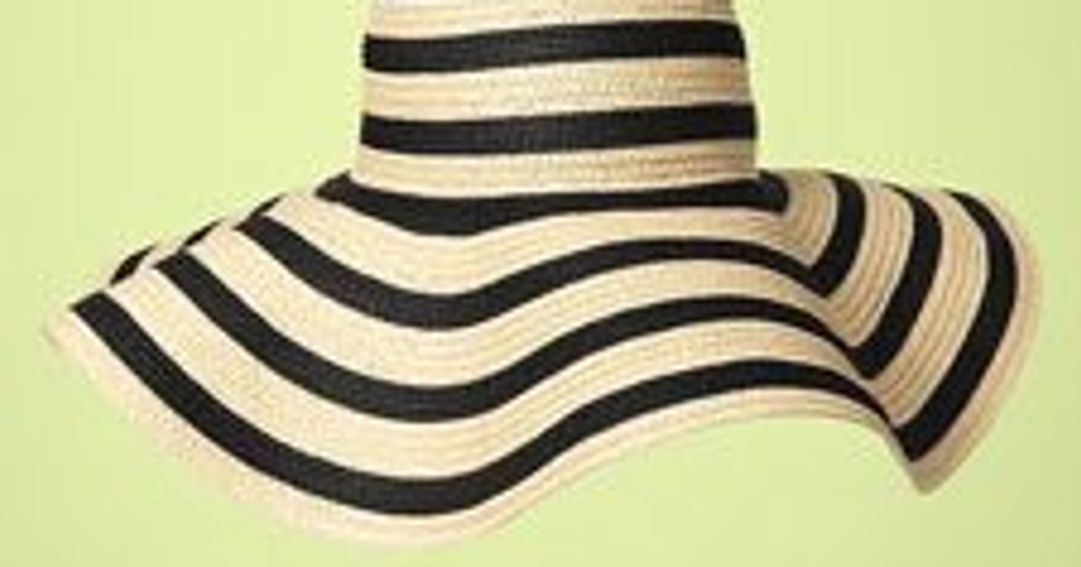 Daily Steal: Striped Sun hat, $35 - FASHION Magazine