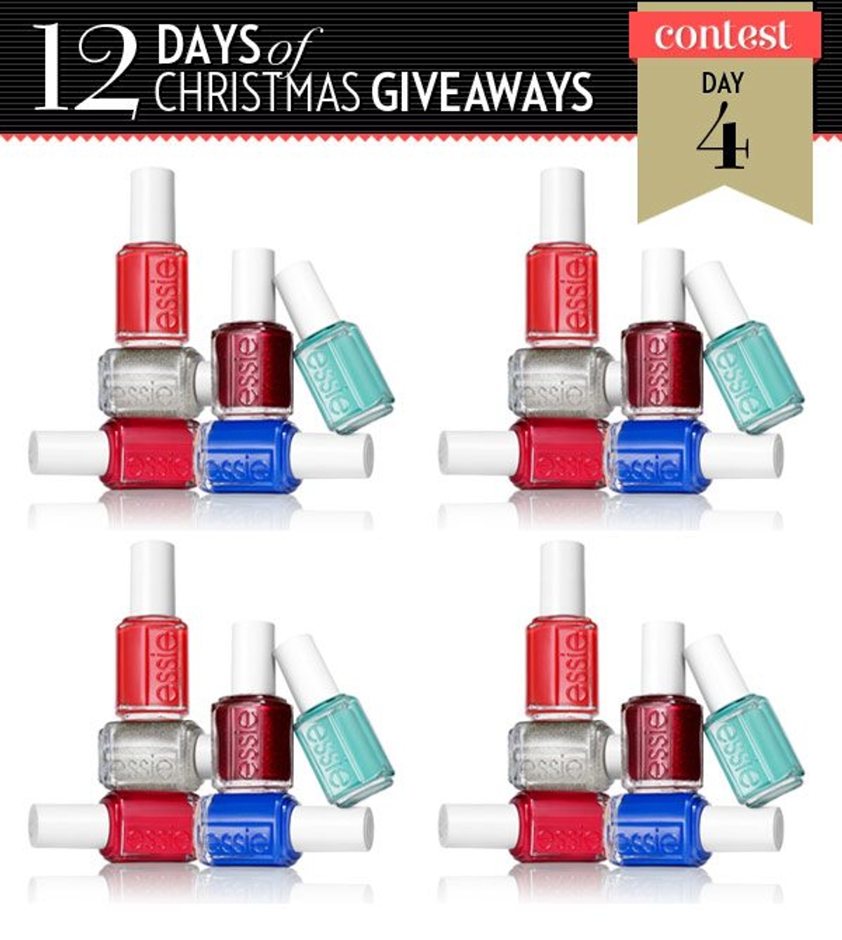 [CLOSED] 12 Days of Christmas Giveaways: Win 1 of 4 sets of Essie's ...