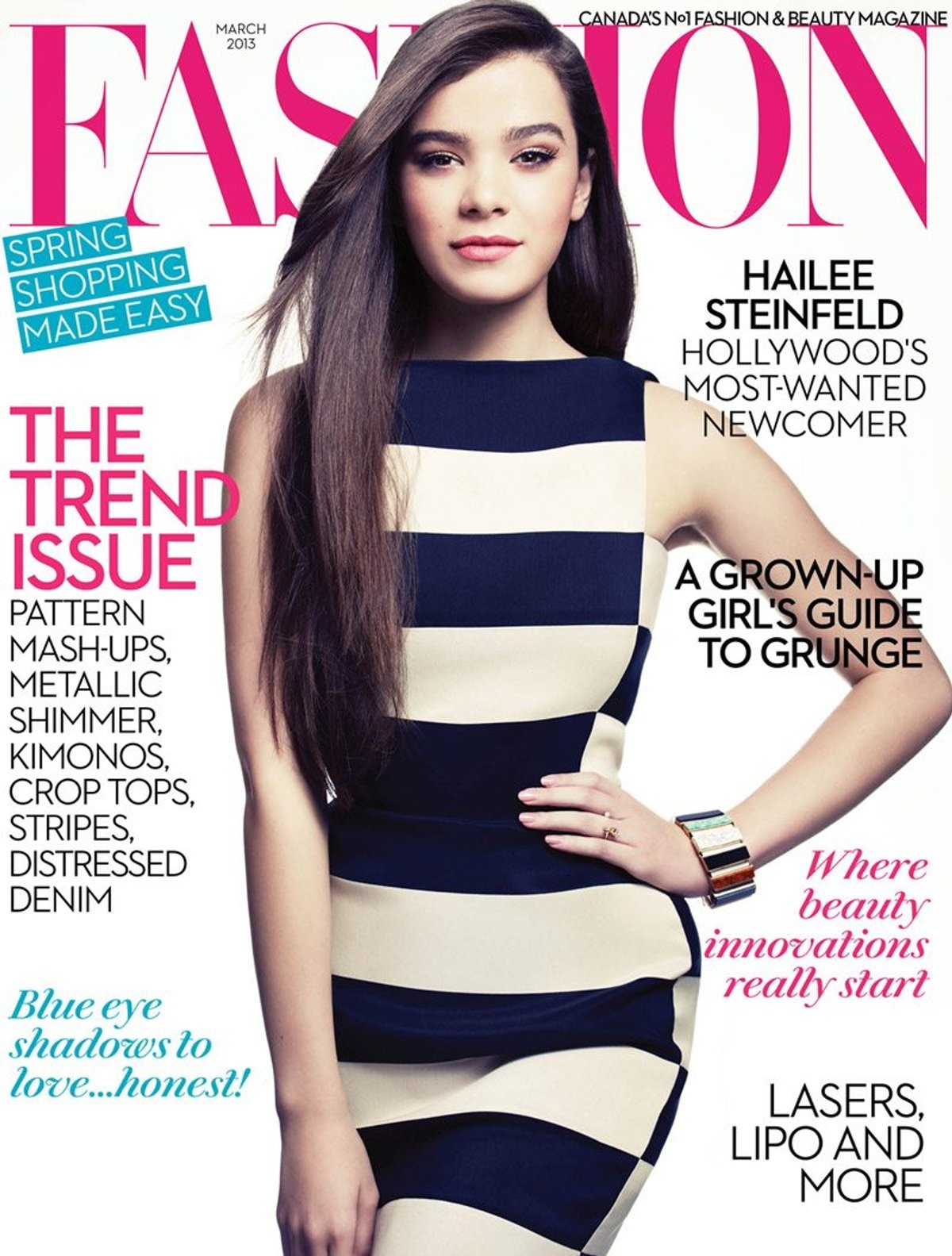 FASHION Magazine March 2013 Cover: Hailee Steinfeld - FASHION Magazine