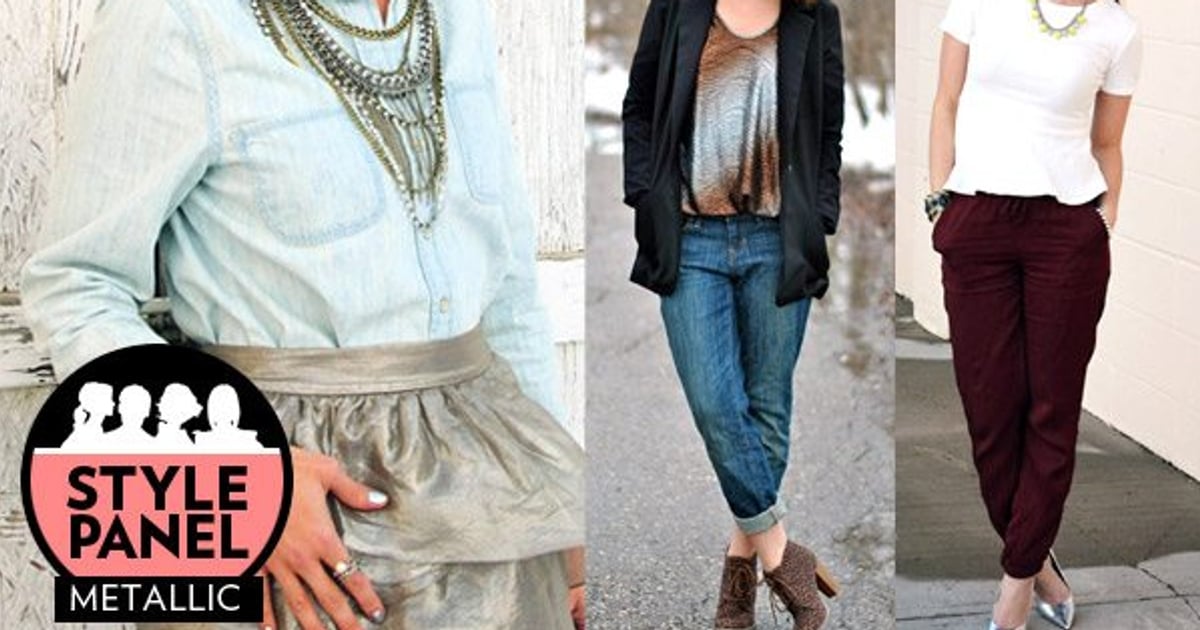 The new metallic: 8 Style Panel tips for wearing the trend this spring ...