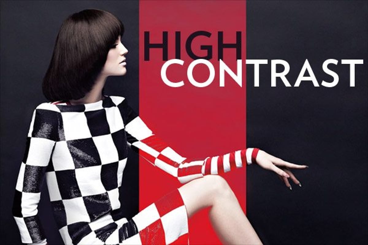 From the May issue: Spring's black-and-white trend gets the Op art ...