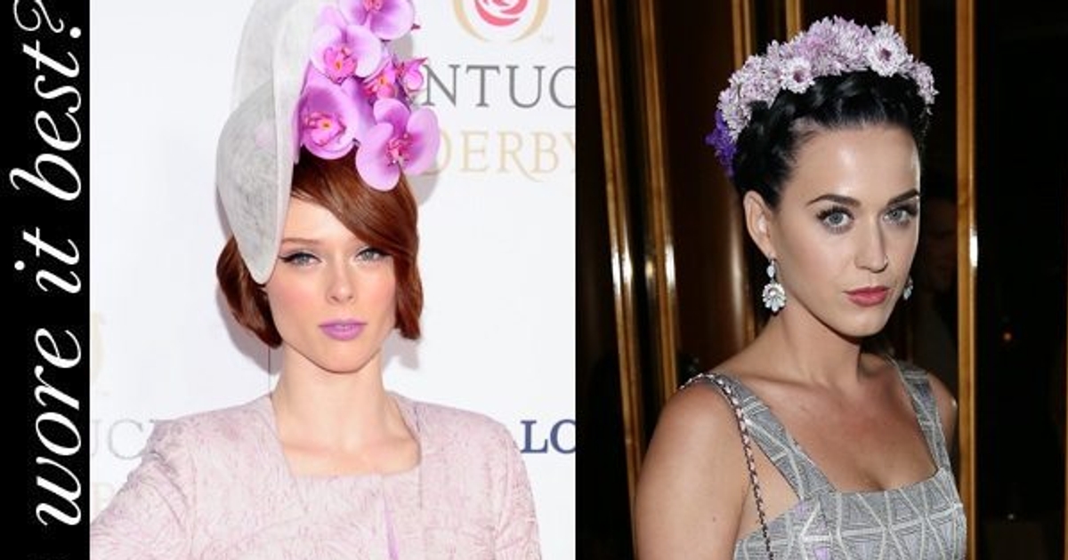 Coco Rocha vs. Katy Perry: Who's flower-filled hairstyle looks the best ...