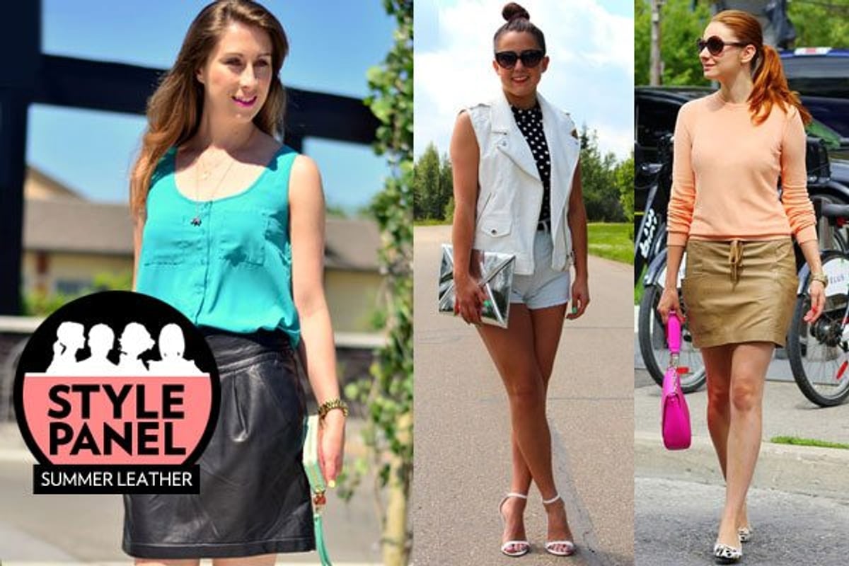 Leather for summer: 8 Style Panel tips for wearing one of this season's ...