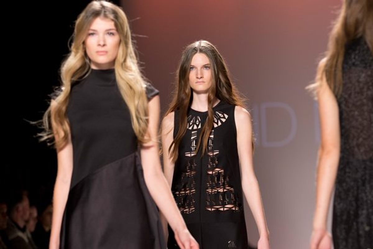 Sid Neigum Spring 2014: Laser cuts, deep metallics and "a fancy leather ...
