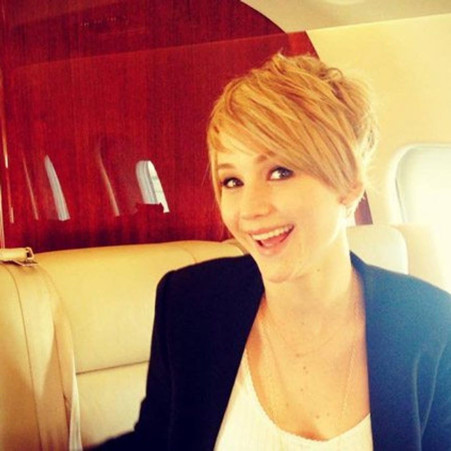 Jennifer Lawrence Pixie Cut Back