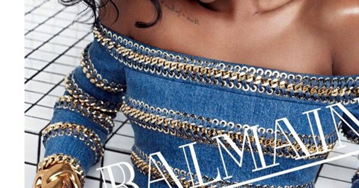 Rihanna stars in Balmain's Spring 2014 ad campaign - FASHION Magazine