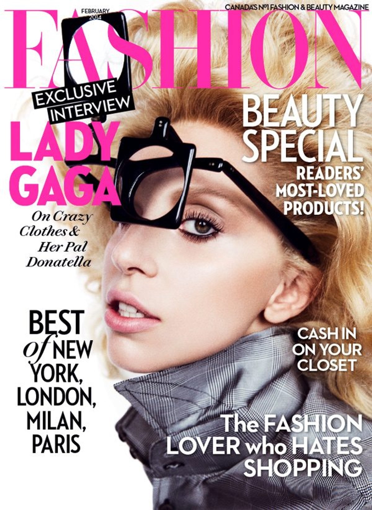 FASHION Magazine February 2014 Cover: Lady Gaga - FASHION Magazine