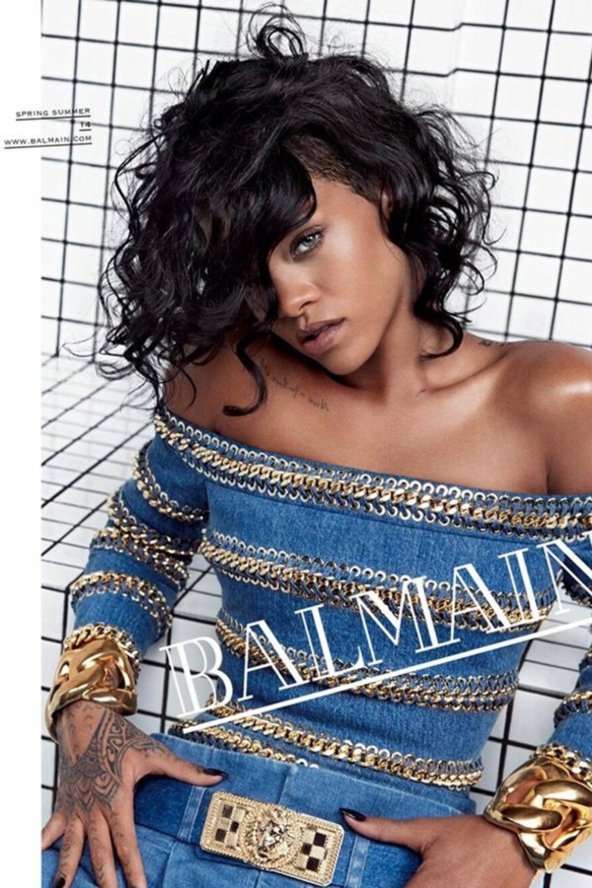 Rihanna stars in Balmain's Spring 2014 ad campaign - FASHION Magazine