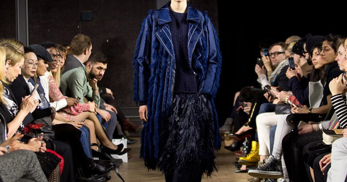 Steven Tai Fall 2014: Goodbye geek-chic, hello new wave luxury! This ...