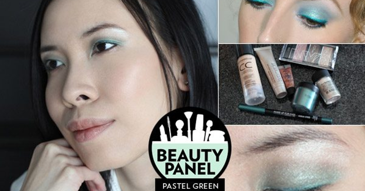 Pastel green: The Beauty Panel embraces this season's brightest makeup ...