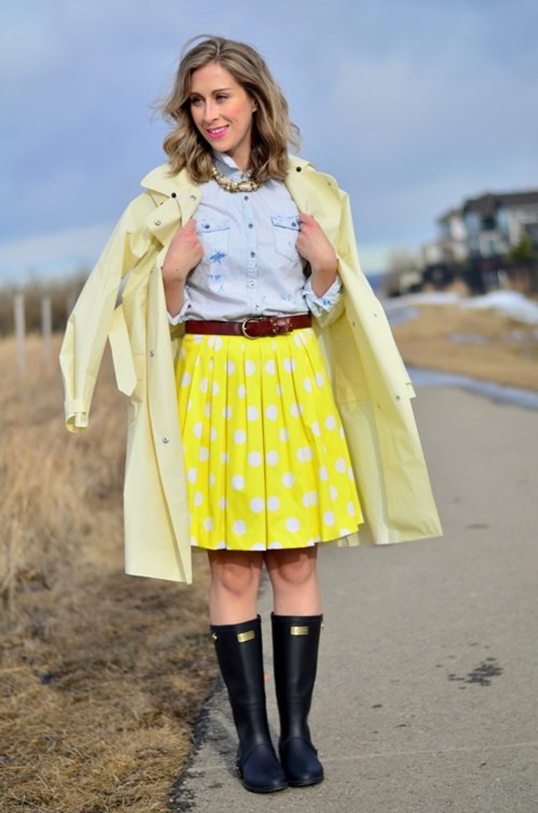 Stylish rain gear: 4 Style Panel tips for puddle jumping April showers ...