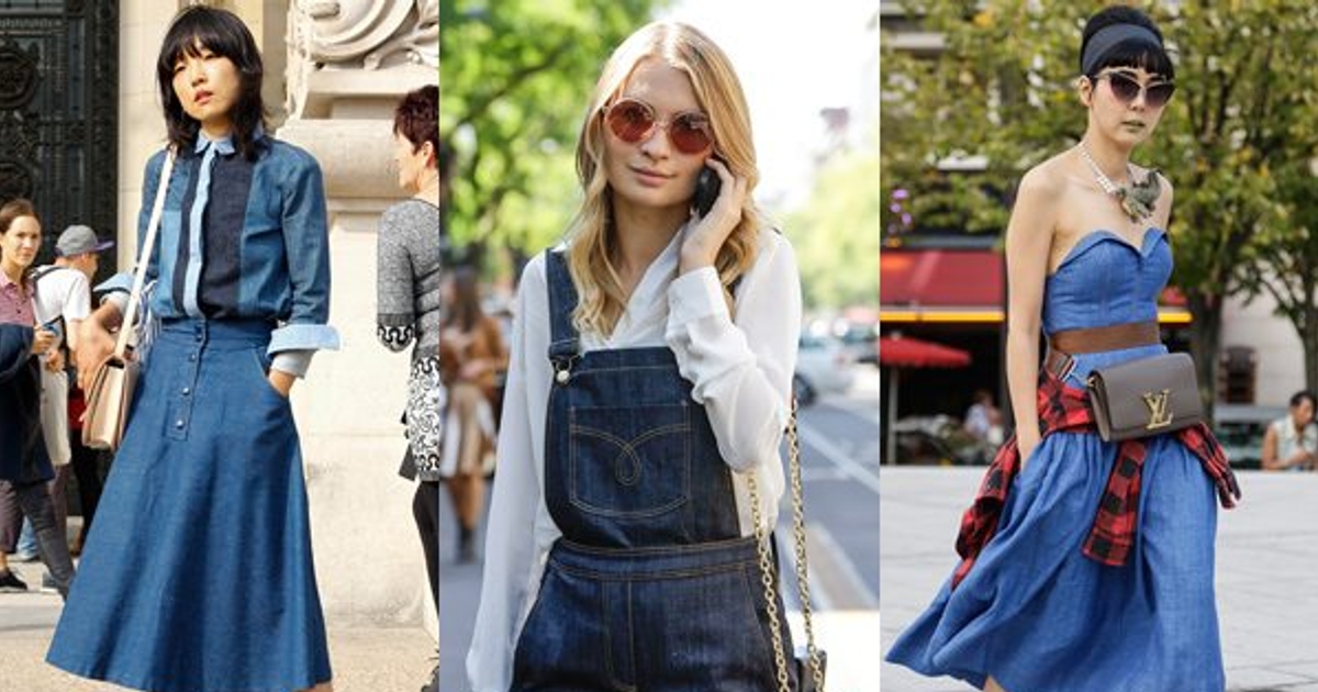 New ways to wear denim: 10 street style-inspired takes on the go-to ...