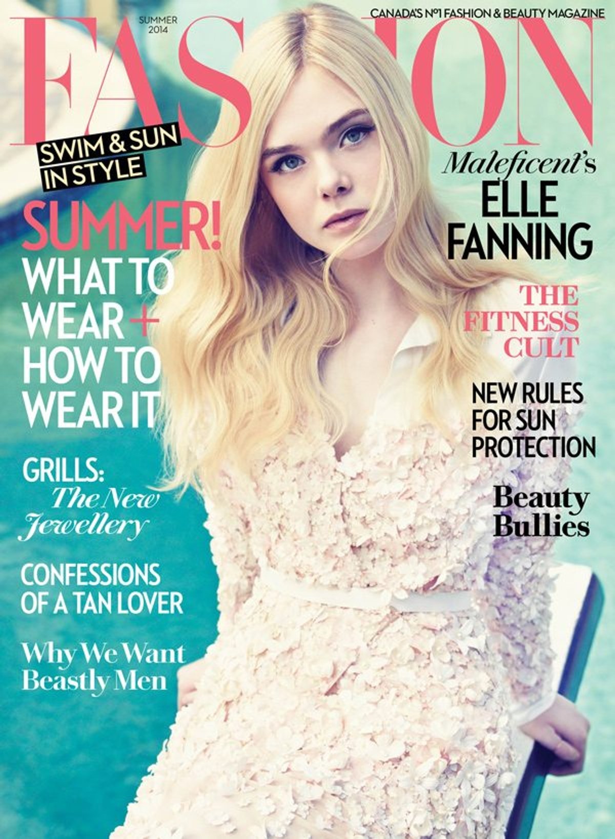 FASHION Magazine Summer 2014 cover: Elle Fanning - FASHION Magazine