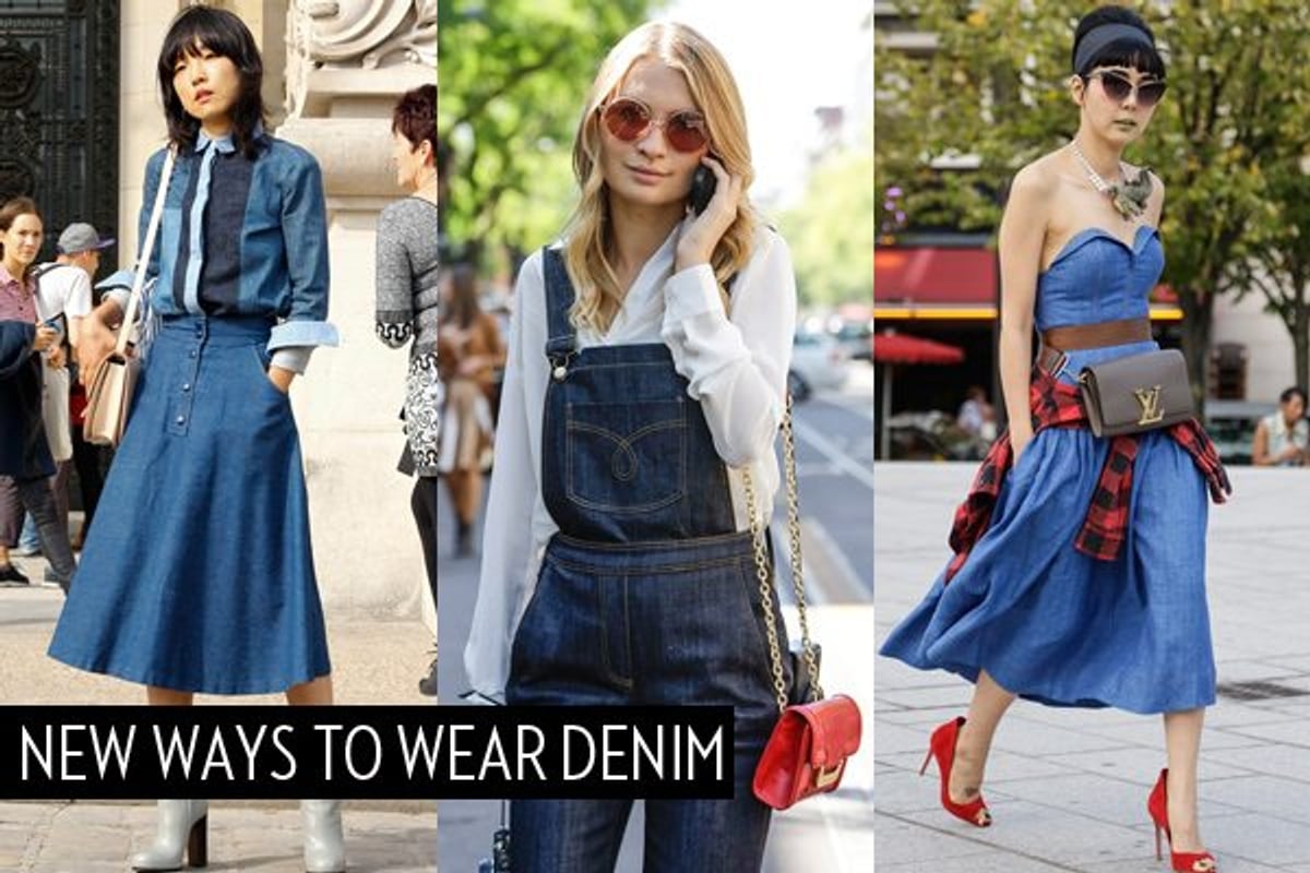 New ways to wear denim: 10 street style-inspired takes on the go-to ...