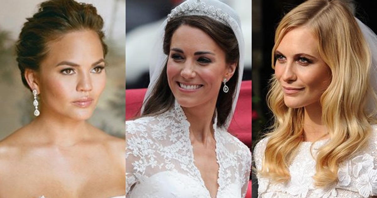 Celebrity wedding day beauty: 10 A-list bridal looks to add to your ...