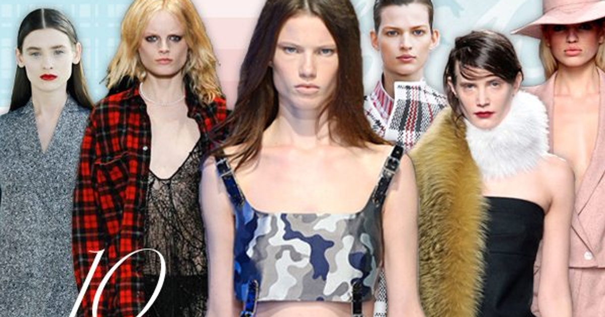 Fall fashion 2013: The top 10 trends on the runways this season ...