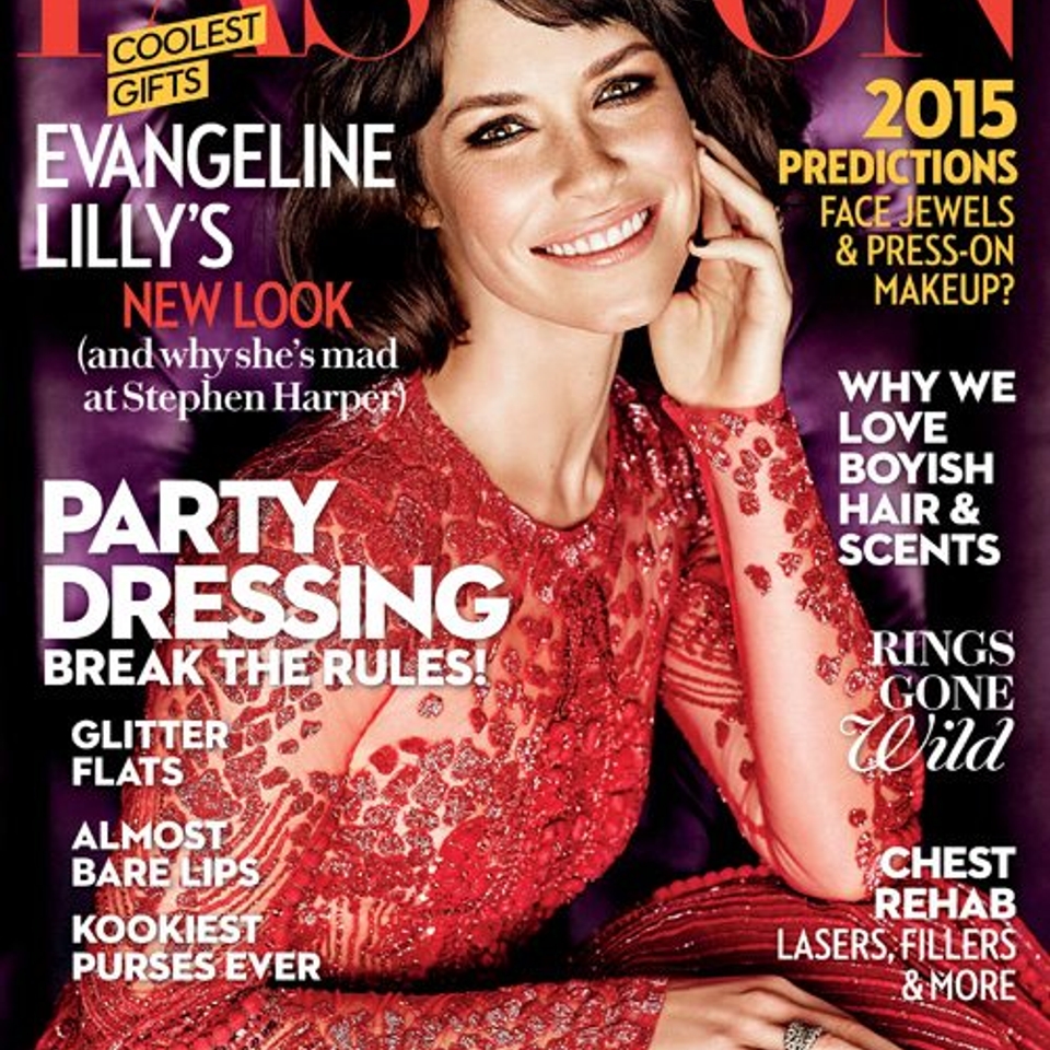 Evangeline Lilly - FASHION Magazine