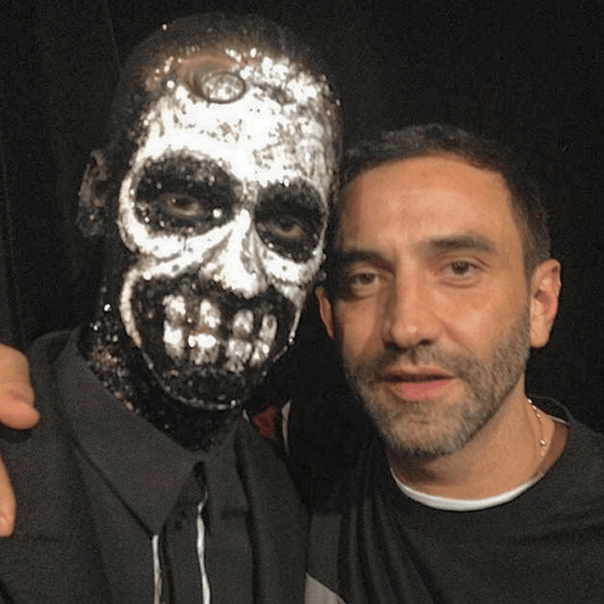 The sequined skull at the Givenchy Fall 2015 Men's show took 8 hours to ...