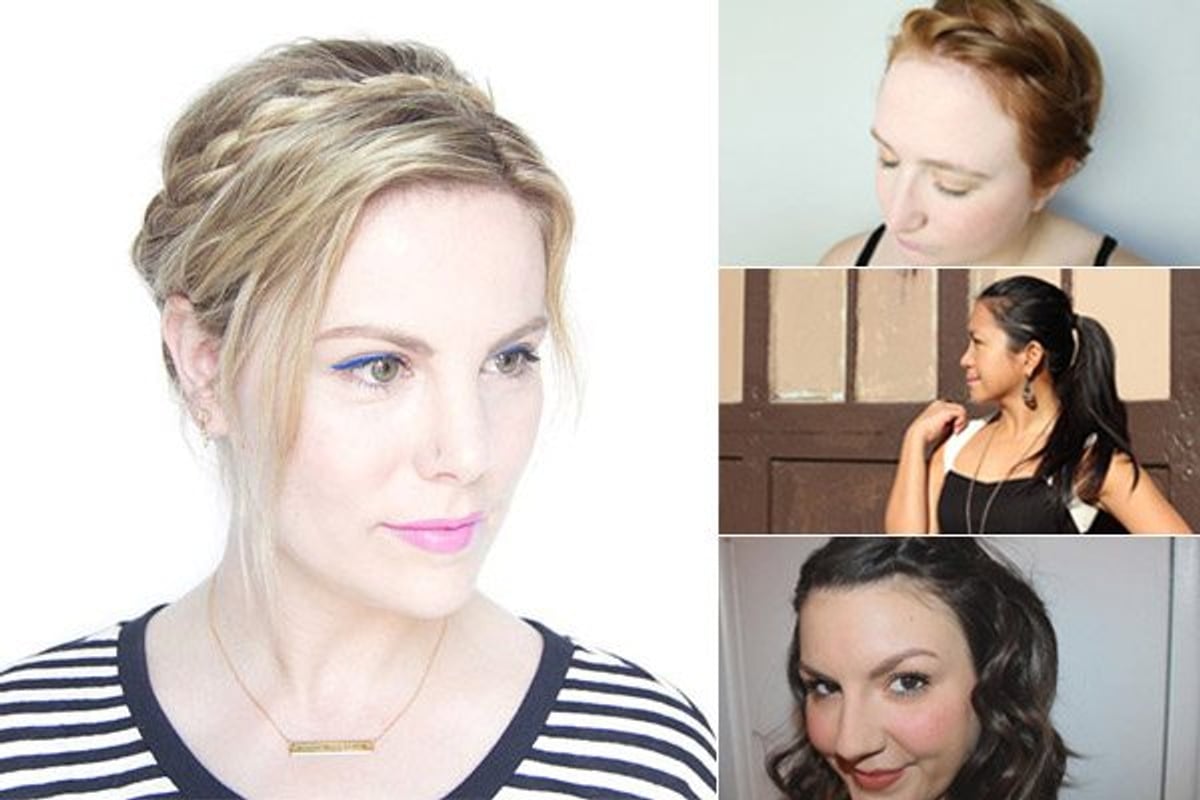 4 Beauty Panel members show off how to wear braids and ponytails, this ...