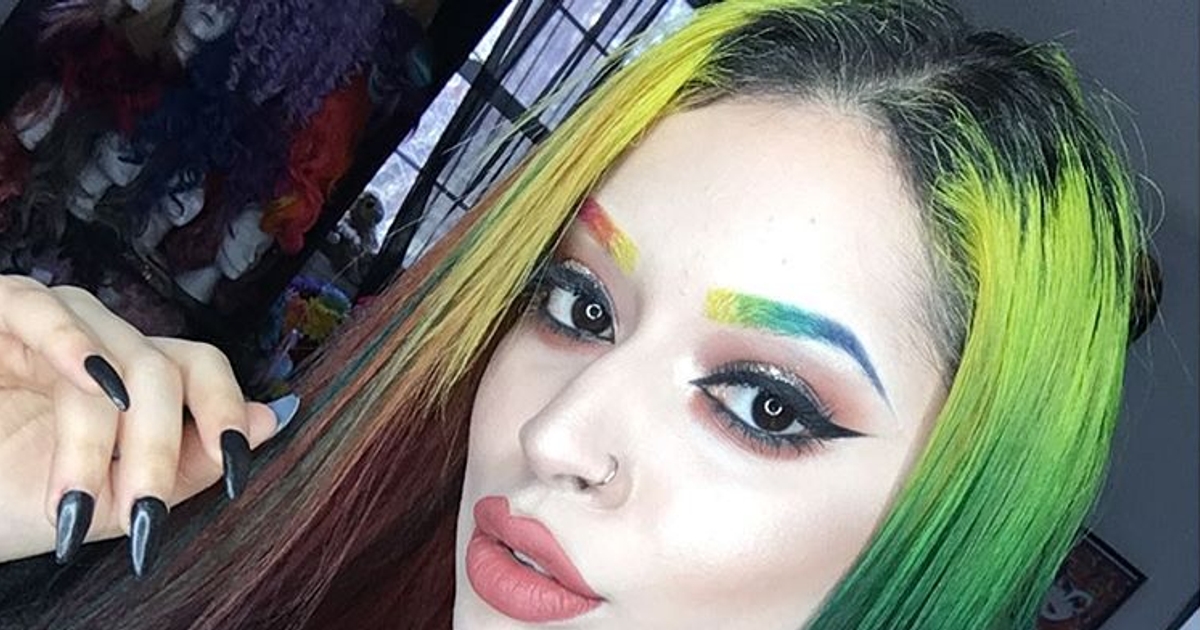 Your Face Beat Isn't Truly Complete Until You've Tried Rainbow Eyebrows ...