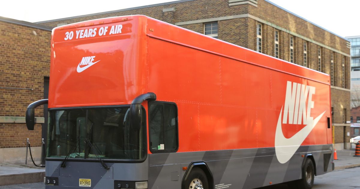 Nike's Air Max Toronto Bus is a Sneakerhead's Dream - FASHION Magazine