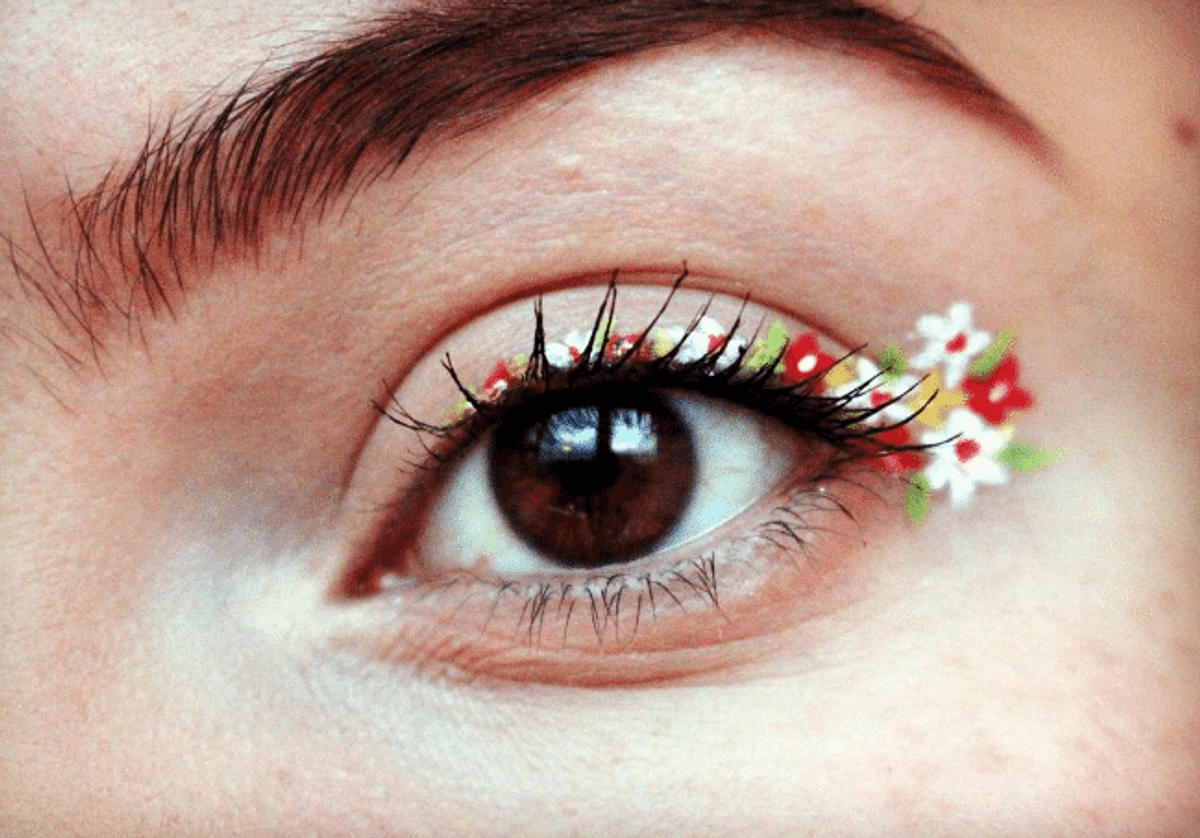Floral Eyeliner is the Prettiest Makeup Look for Spring - FASHION Magazine