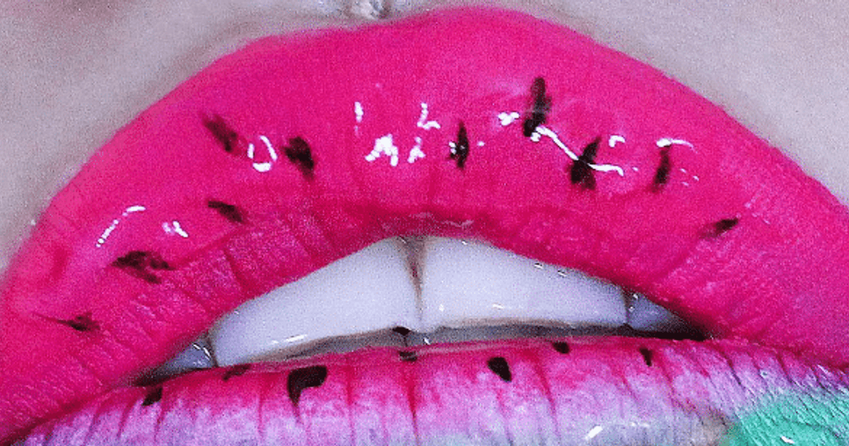 People Are Doing Watermelon Makeup and It Looks Amazing---And Delicious ...