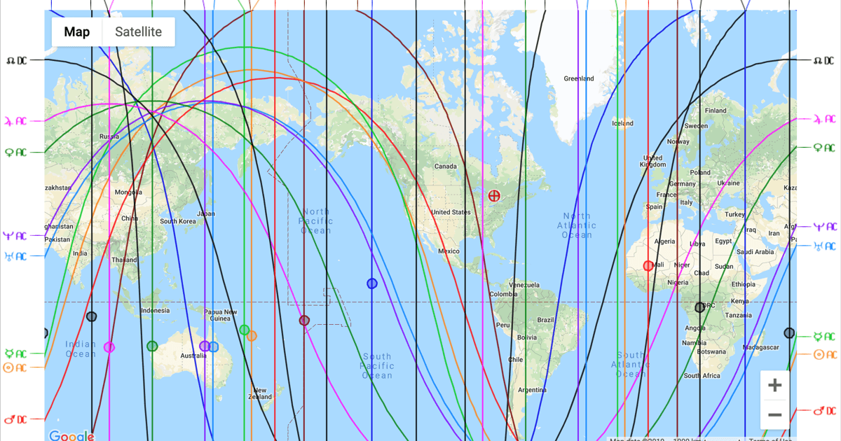 Astrocartography: How You Can Use the Stars to Guide Your Wanderlust ...