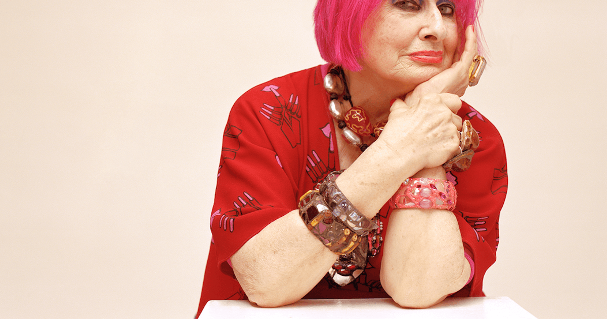 Fashion Designer Zandra Rhodes on Her Signature Look + Iconic Career ...