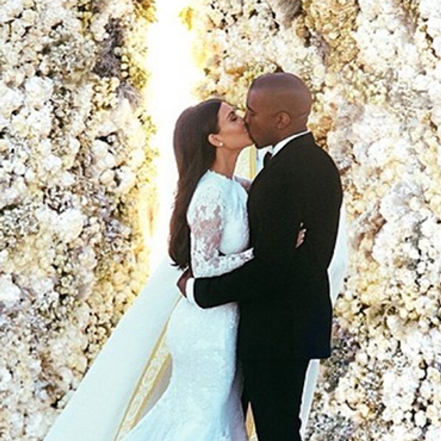 Kim Kardashian Wedding Flowers