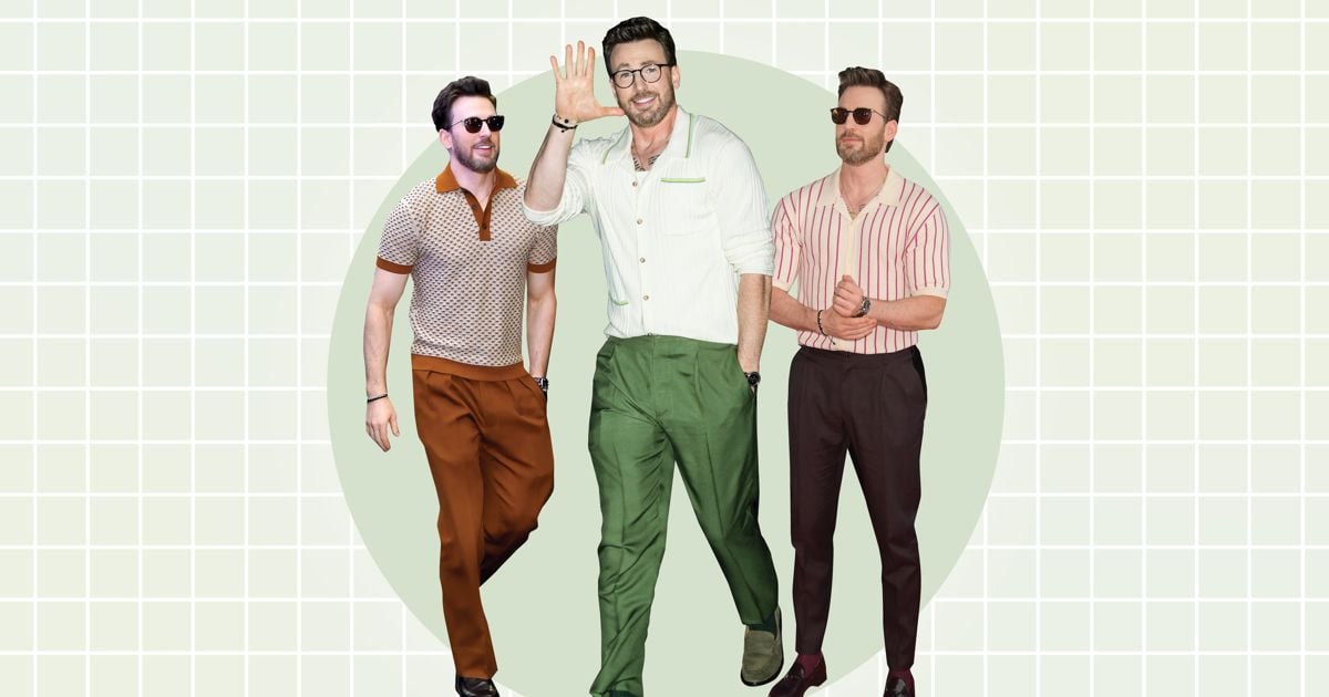 Chris Evans Outfits Have a Winning Formula For the 'Ghosted' Press Tour ...
