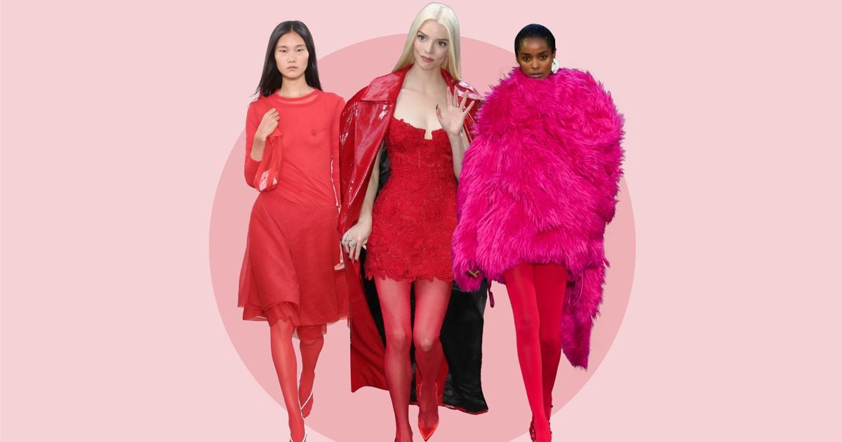 I Wore a Red Tights Outfit Every Day For a Week - FASHION Magazine