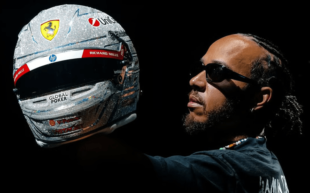 Of Course Lewis Hamilton’s New Helmet Is a Style Statement - FASHION ...