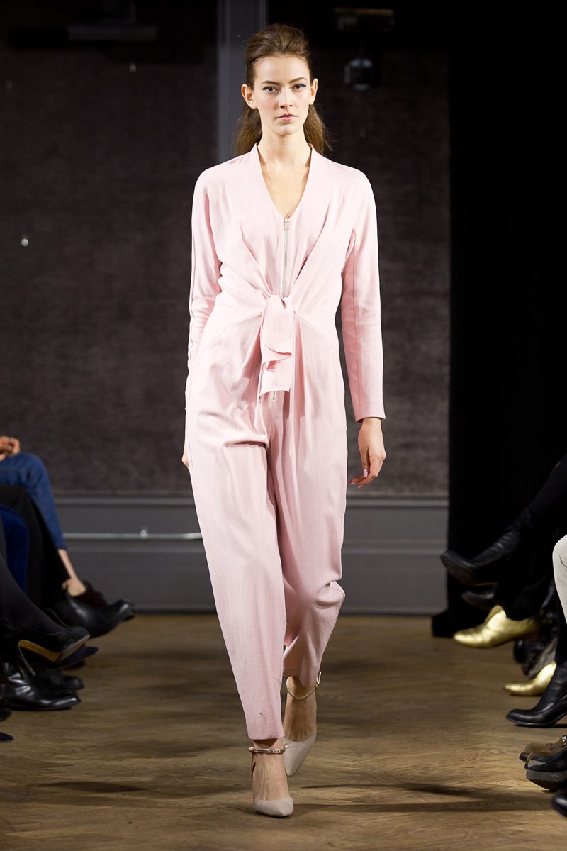 Kaelen Fall 2014: Pretty, ruffled and pink all over. The downtown girl ...