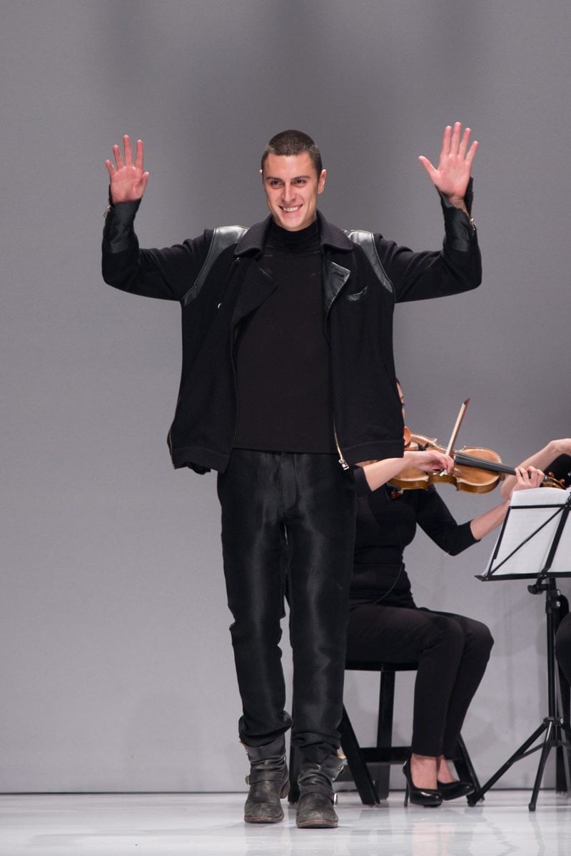 Sid Neigum Fall 2014: The designer takes fabric manipulation to new ...