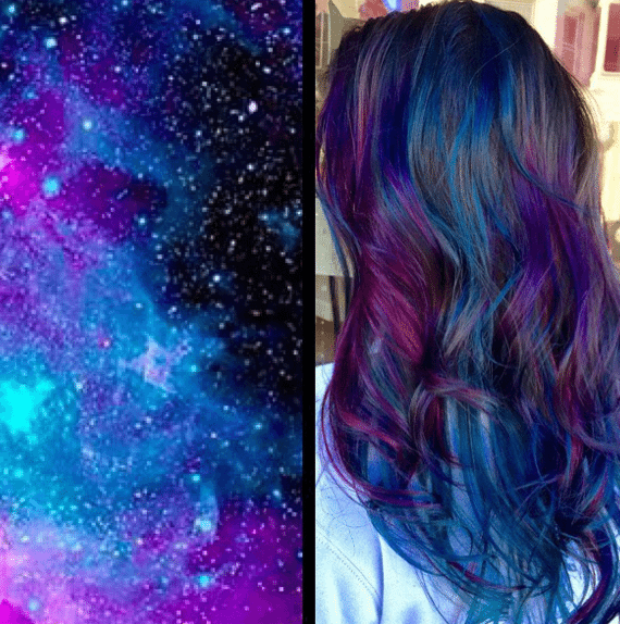Galaxy hair is the latest Instagram trend that has us double-tapping ...