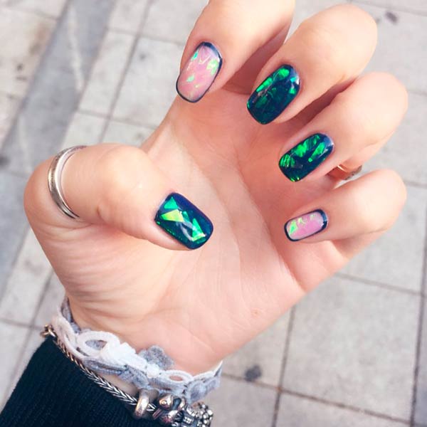 #GlassNails Is a Trend Guaranteed to Make Your Mani 100% Blingier ...