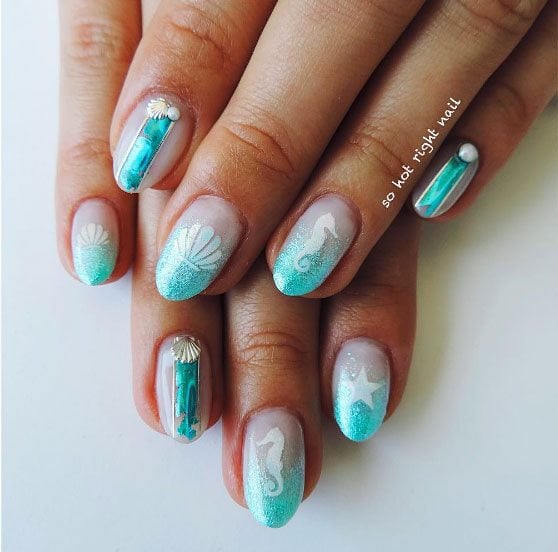 Introducing mermaid nails, the most magical trend of the summer ...