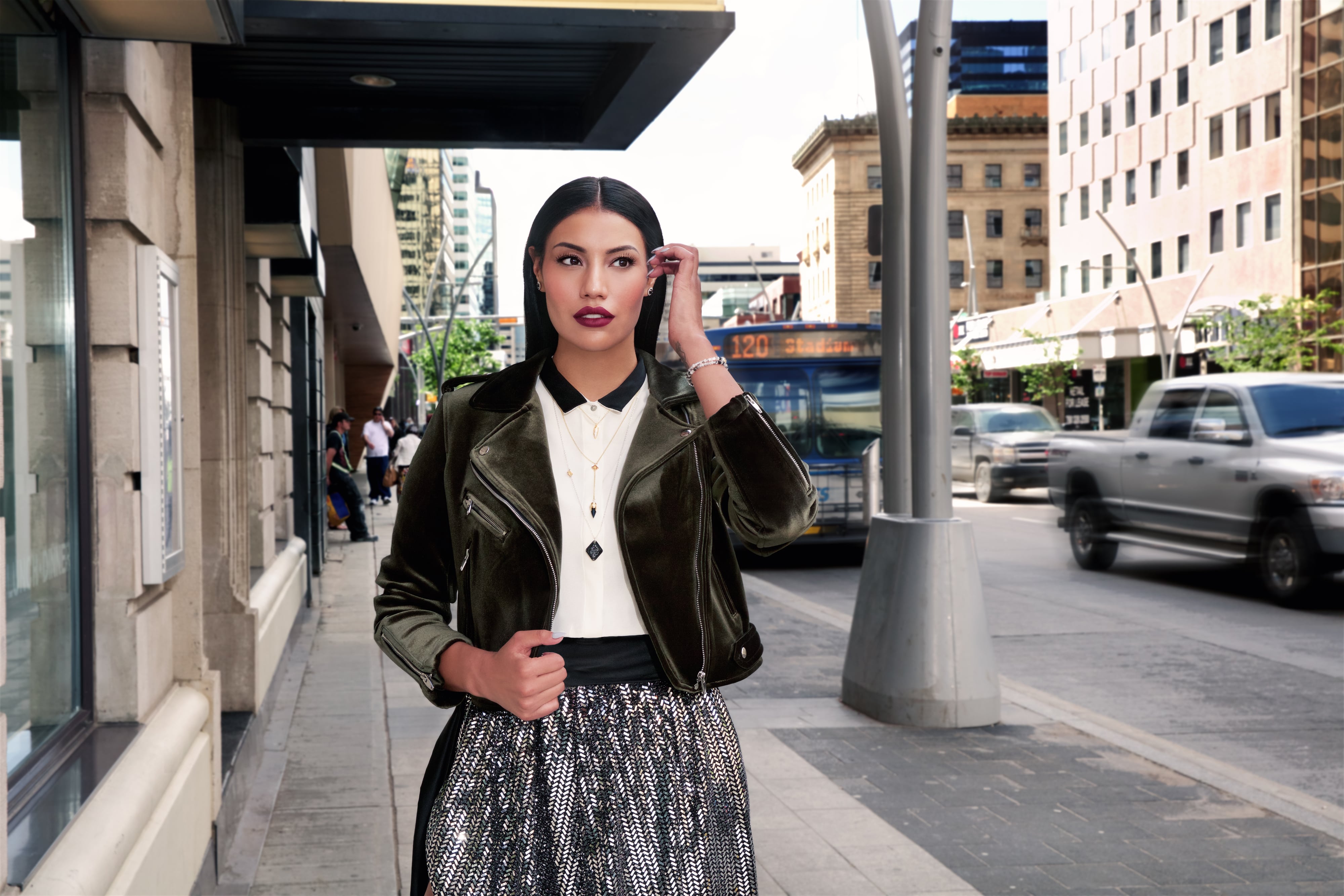 Ashley Callingbull Looks Incredible in This Jewellery Campaign ...