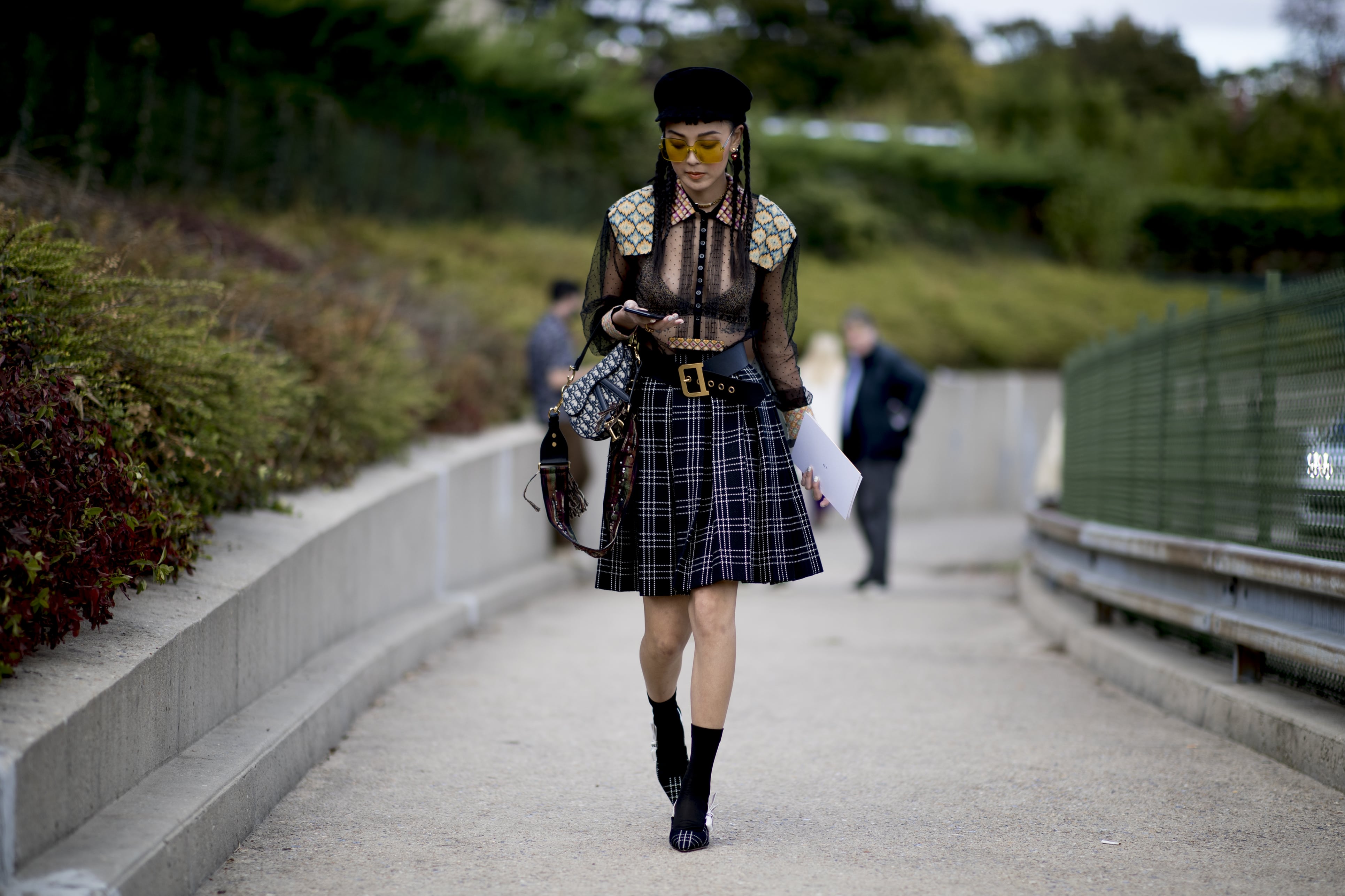 How to Wear Plaid Like a Street Style Star - FASHION Magazine