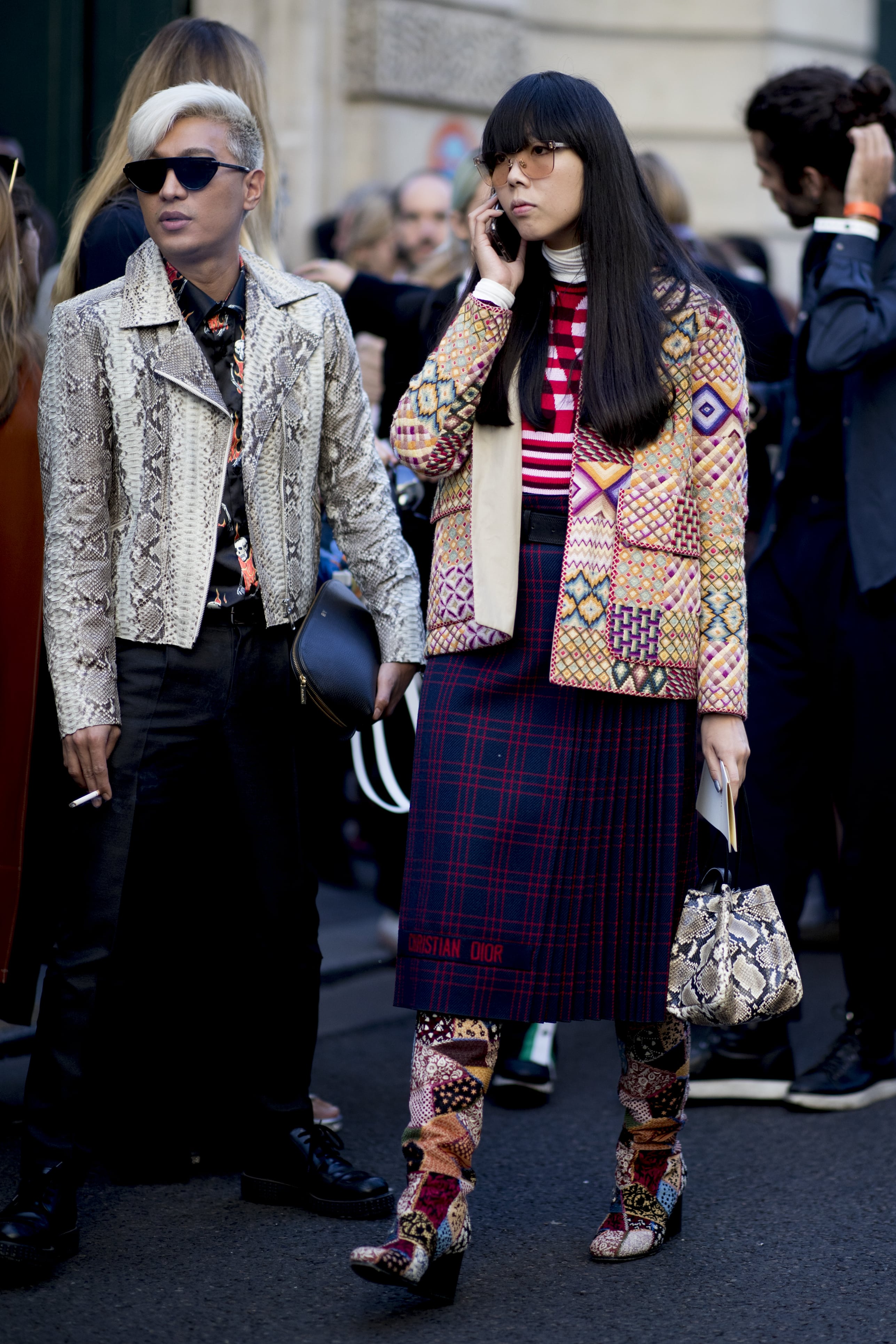 How to Wear Plaid Like a Street Style Star - FASHION Magazine